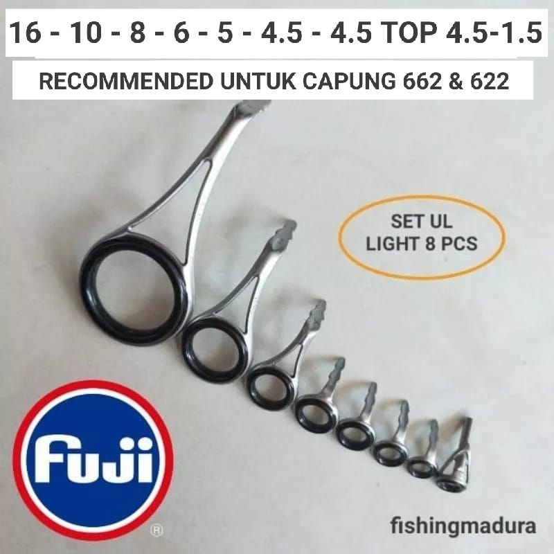Jual RING GUIDE FUJI OXIDE SPINNING & BC FREAM TITANIUM | Shopee Indonesia