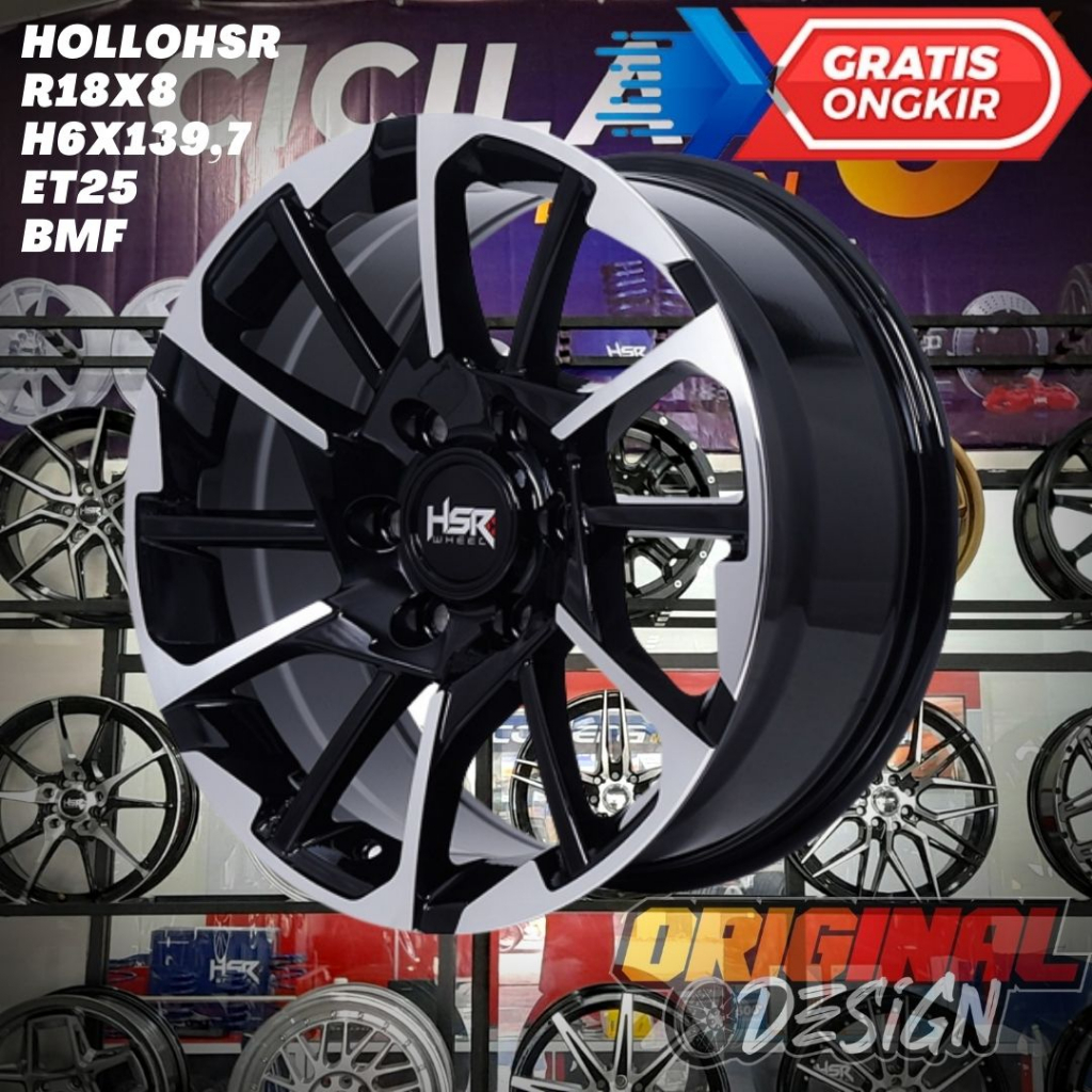 Jual Velg Mobil FORTUNER , HILUX DC , TRITON , PAJERO , HSR HOLLO Ring 18 R18 | Shopee Indonesia