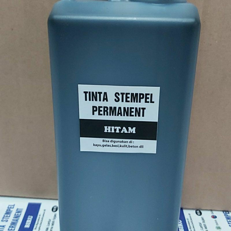 Jual TINTA STEMPEL PERMANENT/ TINTA PLASTIK 1LT | Shopee Indonesia