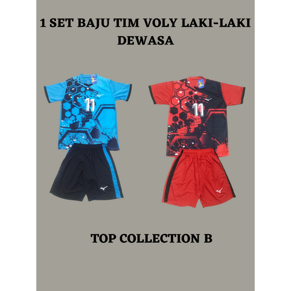 Jual 1 SET BAJU TIM VOLI LAKI-LAKI DEWASA | Shopee Indonesia