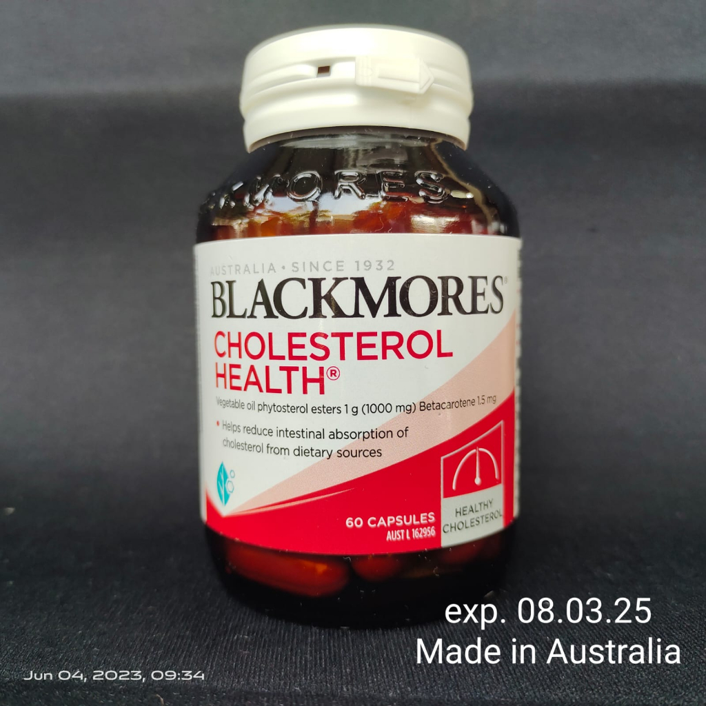 Jual Blackmores Cholesterol Health Vitamin 60 Tablets | Shopee Indonesia