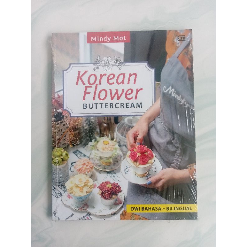 Jual Buku Resep Korean Flower Buttercream Ala Mindy Mot | Shopee Indonesia
