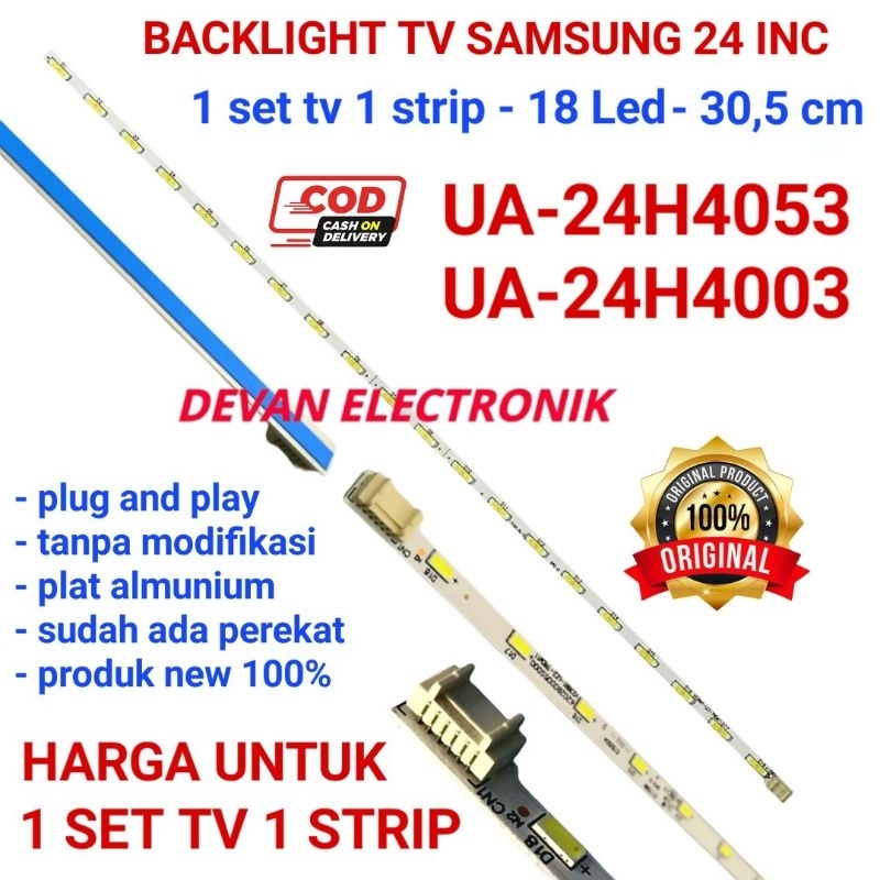 Jual Backlight TV samsung 24H4003 24H4053 24H4150 lampu led backlight tv samsung 24 inch lampu ...