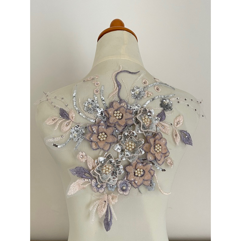 Jual Lace 3D mewah/ Lace renda / Bordir 3D | Shopee Indonesia