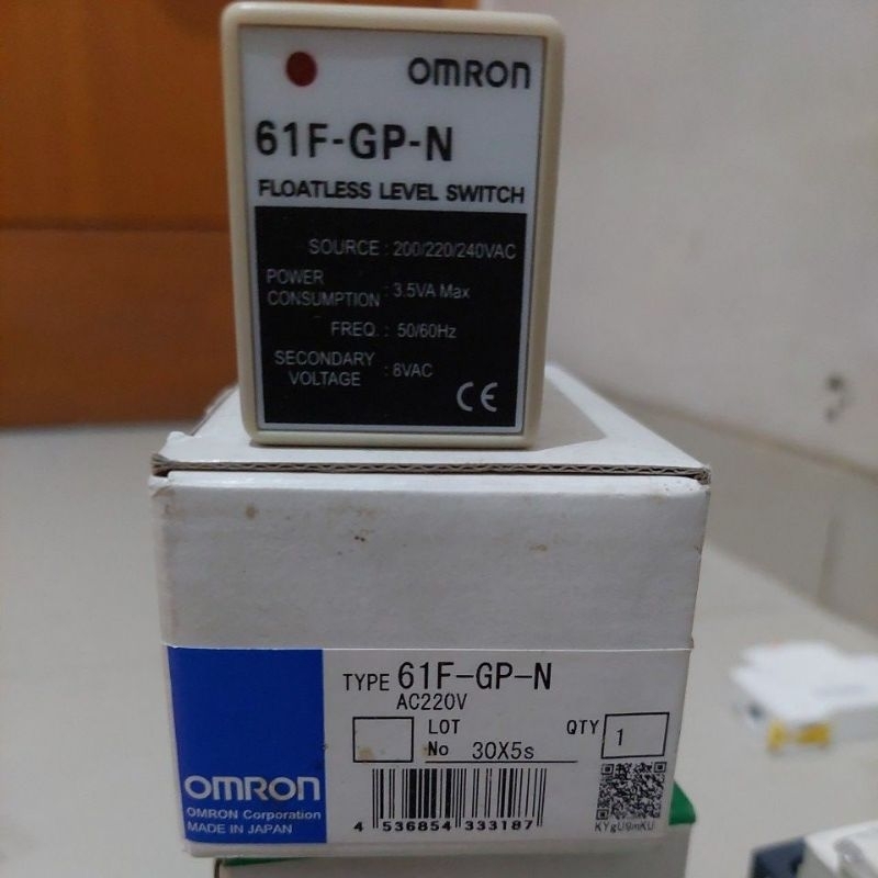 Jual wlc omron floatless level switch 61F-GP-N 220v original made in japan | Shopee Indonesia