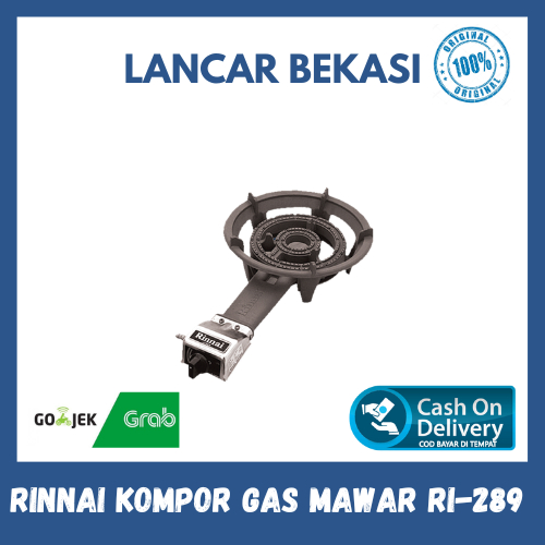 Jual Rinnai Kompor Gas Mawar RI-289 RI Low Pressure - 1 Tungku | Shopee ...