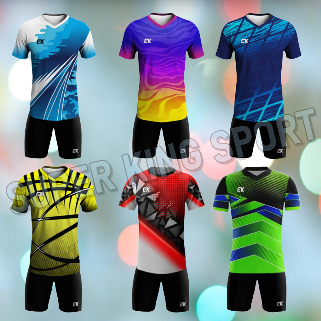 Jual Kaos olahraga Full Printing badminton bulutangkis Bola Voli Futsal ...