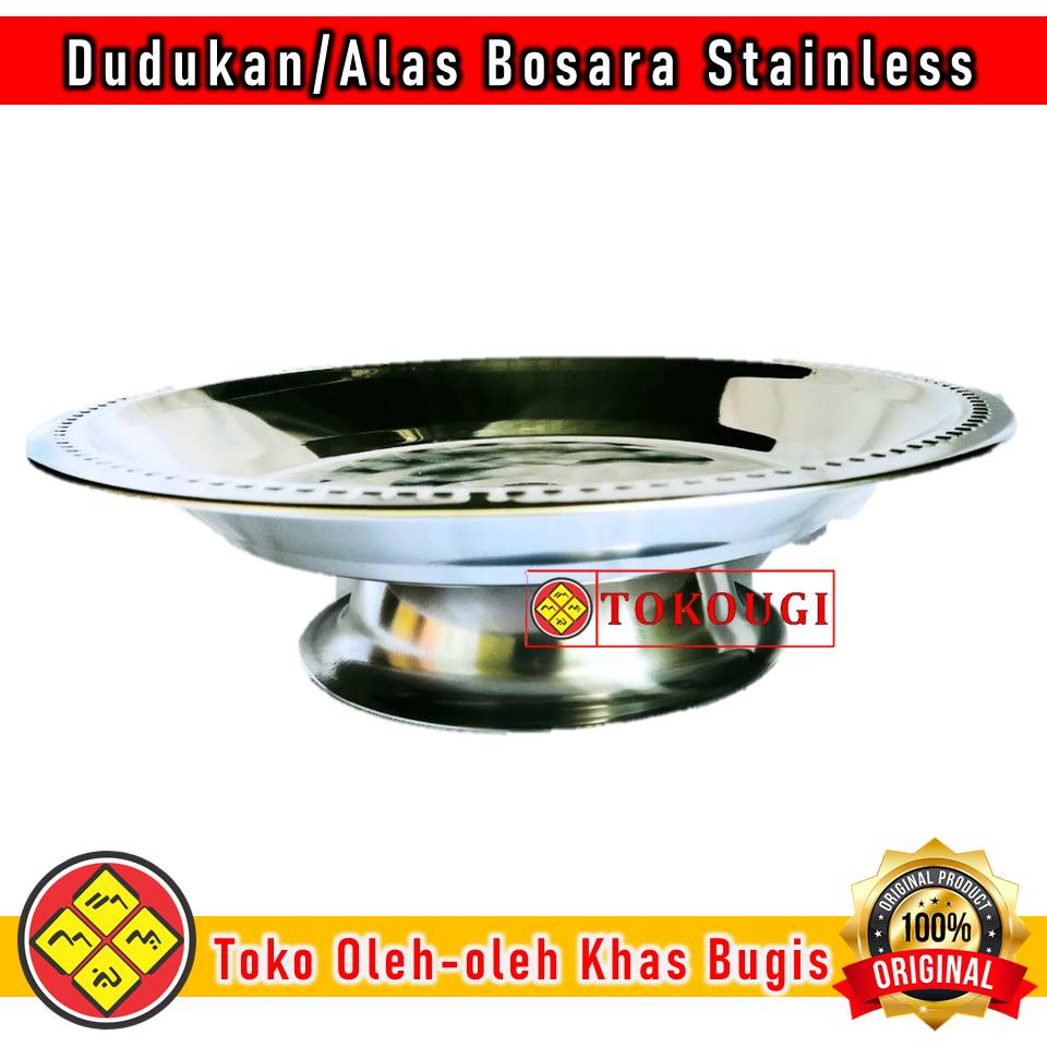 Jual Alas Bosara / Dudukan Bosara / Piring Buah Bahan Stainless Stell ...