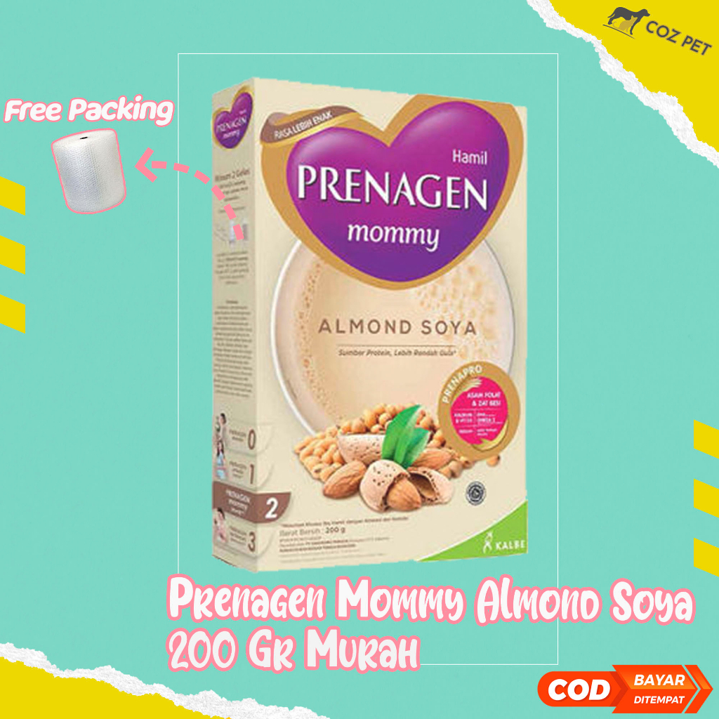 Jual Prenagen Mommy Almond Soya Powder 200gr | Shopee Indonesia