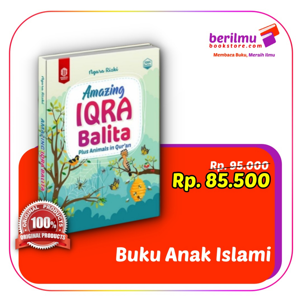 Jual Boardbook Amazing Iqra Balita Plus Animals In Quran | Buku Iqro ...