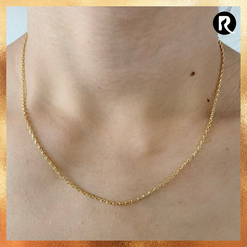 Jual Kalung Rante Emas 24 karat asli Model Rantai Medan Nori | Shopee ...