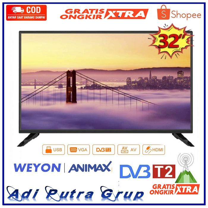 Jual Tv Digital Weyon Animax 32 inch Tv Led Full Hd Bergaransi Resmi ...