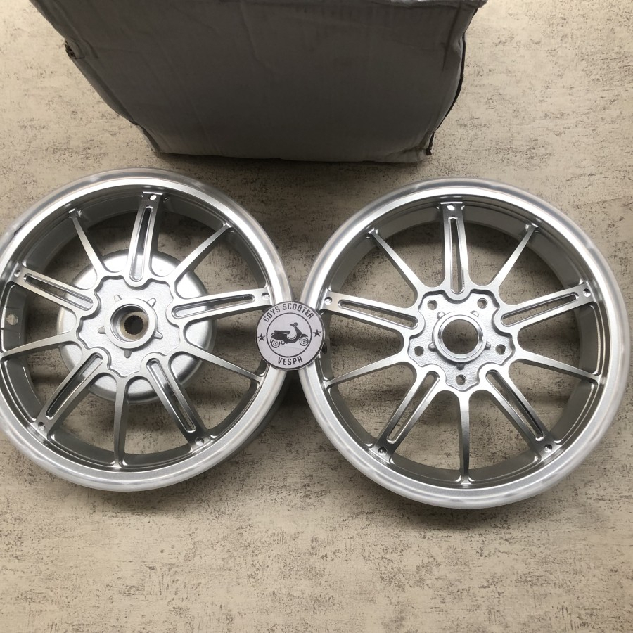 Jual Velg Drag Ring 12 Silver Vespa Sprint Primavera LX S LXV | Shopee ...