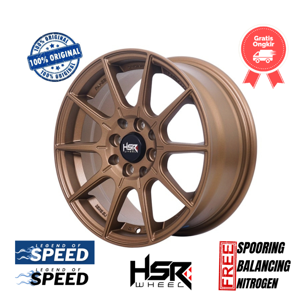 Jual Velg HSR Ring 16 RAI S2 ( Jazz, Brio, Picanto, Mirage, Ayla, Calya ...