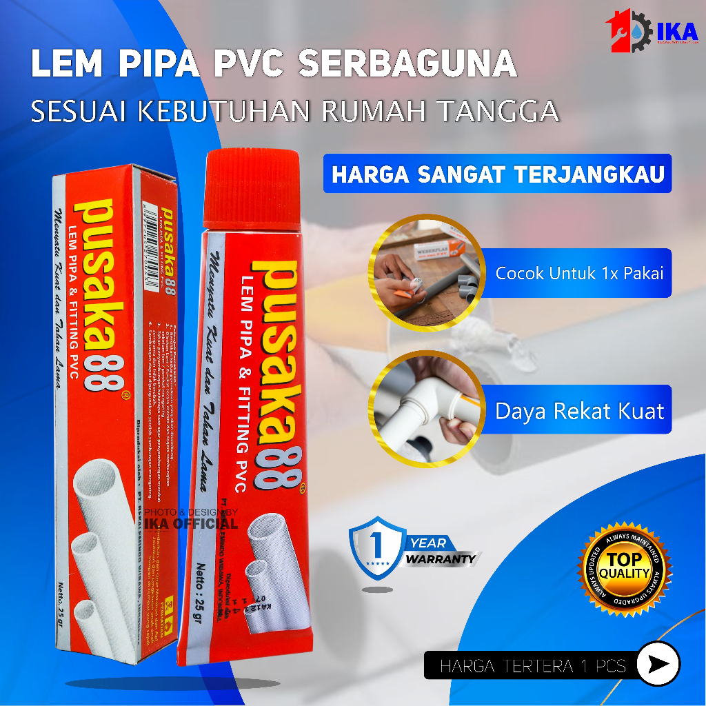Jual Lem Pipa tube lem pipa pvc lem paralon lem PVC tube murah / Lem ...
