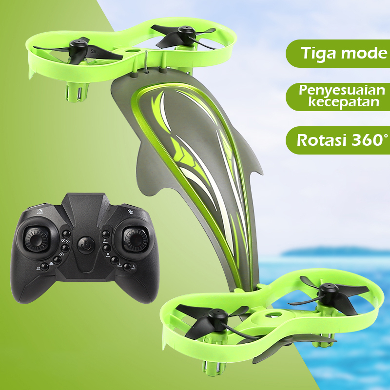 Jual Remote control Pesawat aerobatik 360° permukaan air udara darat 3 ...