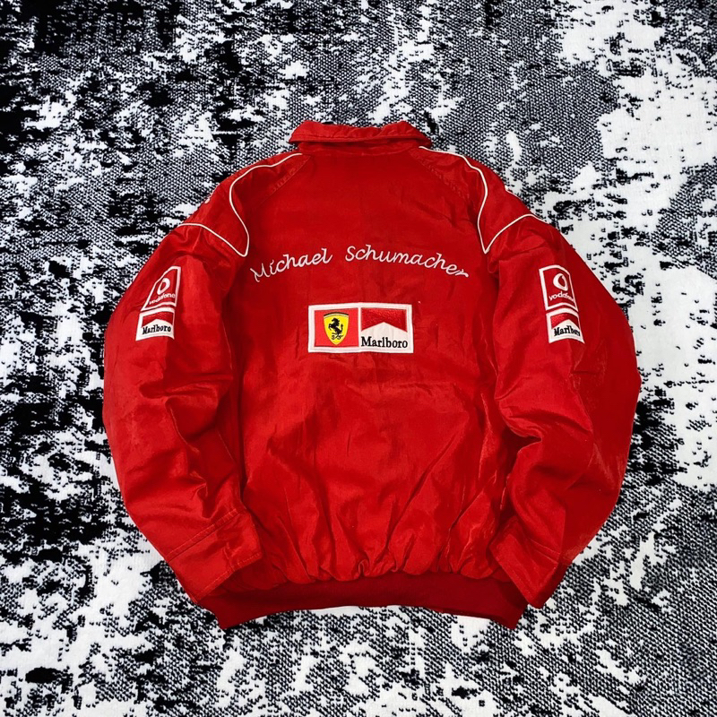 Jual FERRRARI VINTAGE F1 MICHAEL SCHUMACHER JACKET | Shopee Indonesia