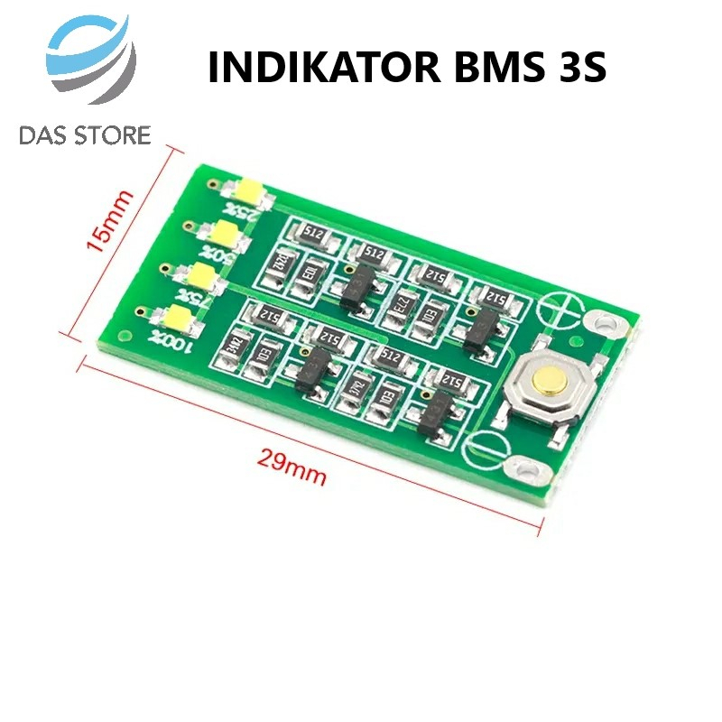 Jual 3S 12.6V 18650 Indicator LED Lithium Ion Polymer Power Display ...