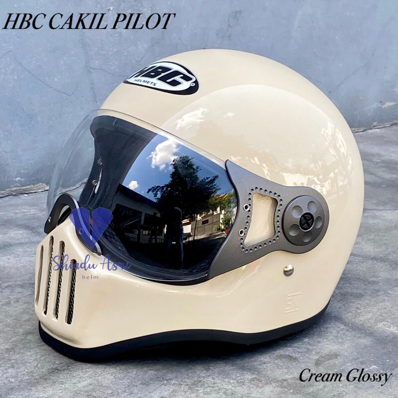 Jual HELM CAKIL HBC VISOR PILOT Original | Shopee Indonesia