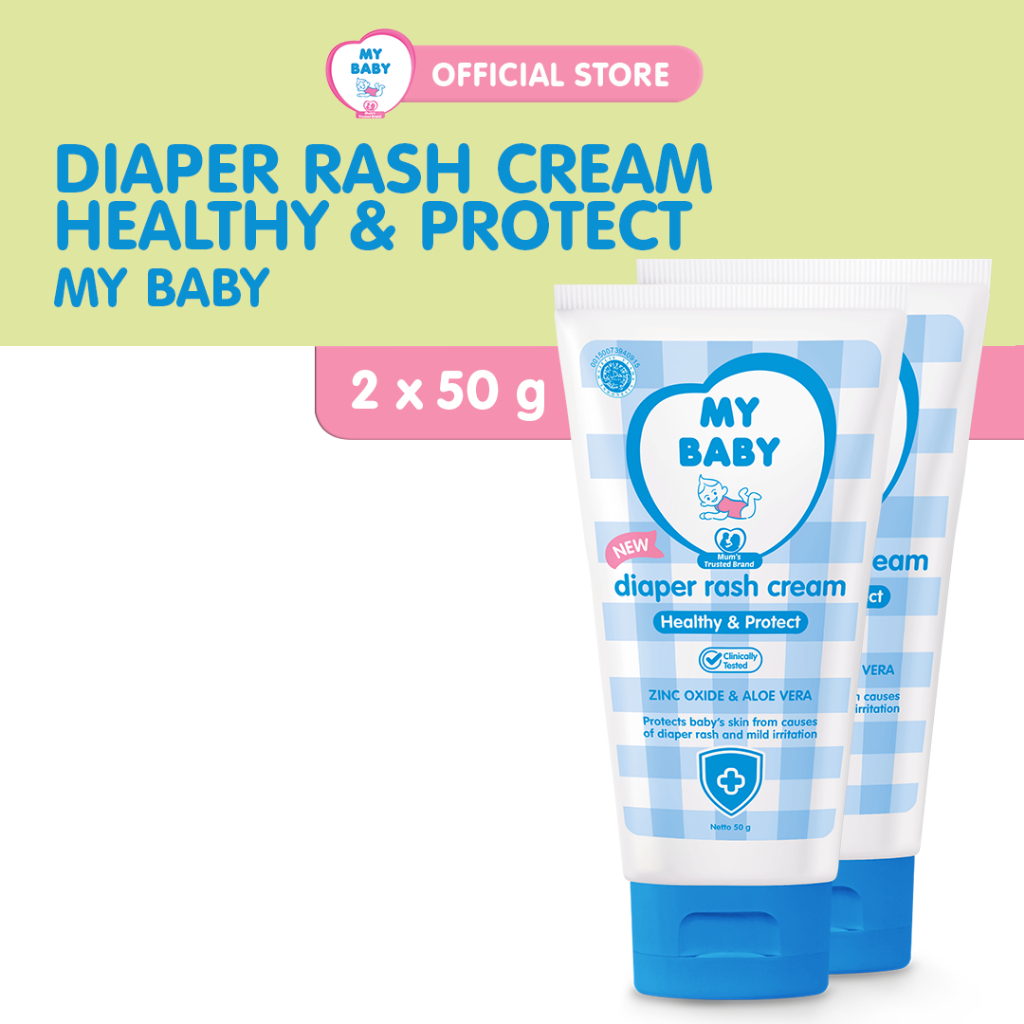 Jual MY BABY Diaper Rash Cream with Zinc 50g - Krim Bayi Anti Ruam ...