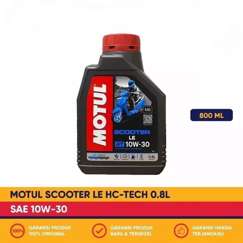 Jual OLI MOTUL SCOOTER LE 4T 10W-30 ASLI untuk honda matic yamaha matic | Shopee Indonesia
