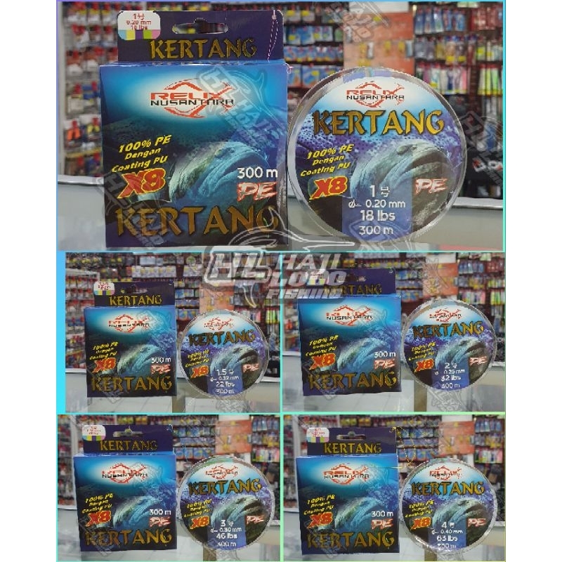 Jual Senar / Benang Pe Relix Nusantara Kertang 300 Meter | Shopee Indonesia