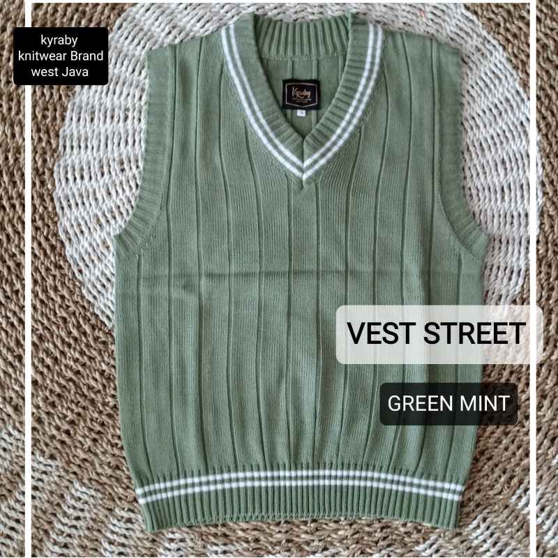 Jual Rompi rajut /vest knit Korean style/ vest kyraby pria wanita dan ...