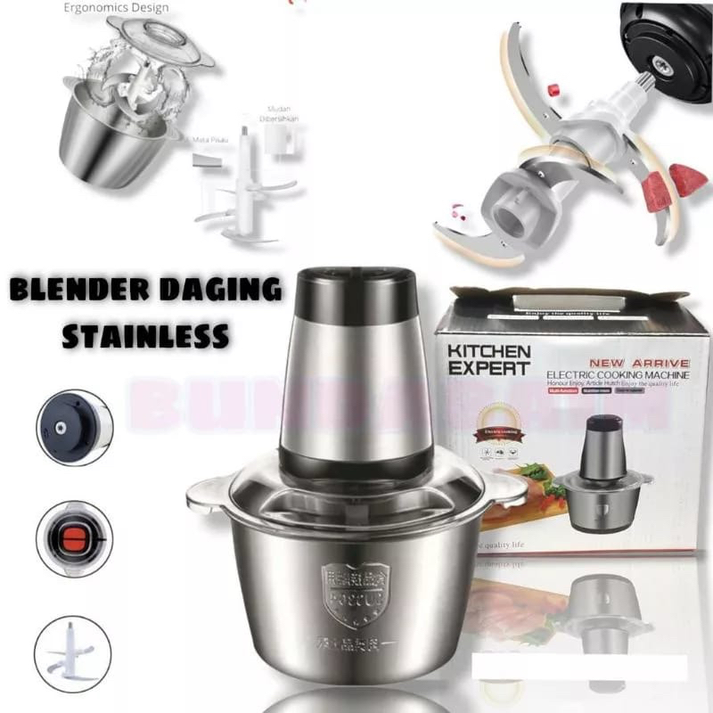 Jual Chopper Blender daging penggiling Meat Blender Elektrik Stainless ...