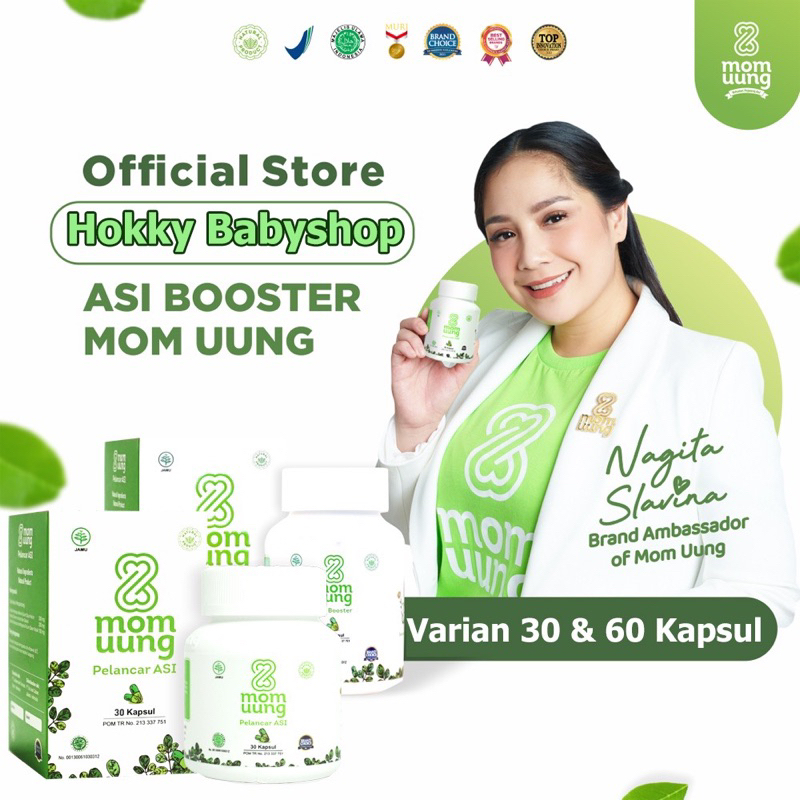 Jual MOM UUNG ASI BOOSTER 60 KAPSUL / PELANCAR ASI NATURAL / ASI ...