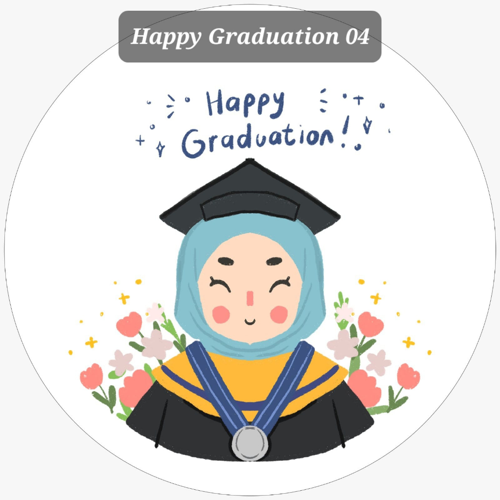Jual (10pcs) Hang Tag Happy Graduation Wisuda Kelulusan Sekolah ...