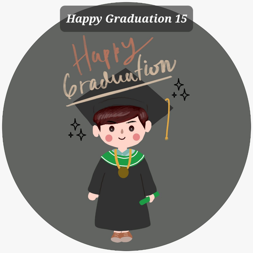 Jual 10pcs hang tag ucapan happy graduation kelulusan sekolah kuliah ...