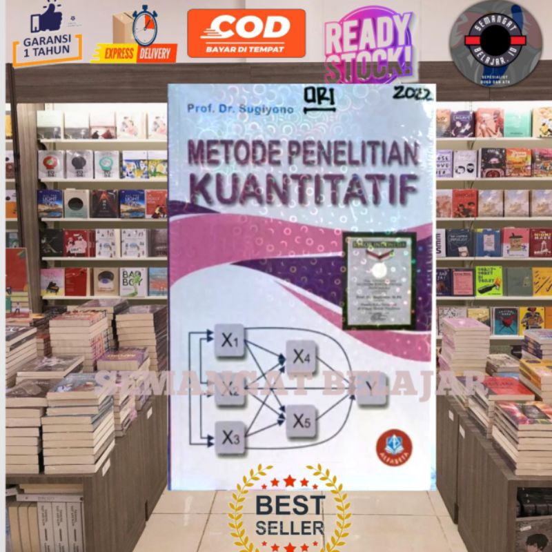 Jual Buku Metode Penelitian Kuantitatif Prof Dr Sugiyono Original