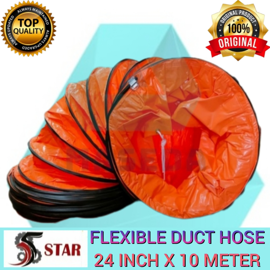 Jual Flexible Hose Exhaust Blower 24"/ Selang portable blower 24 inch x ...