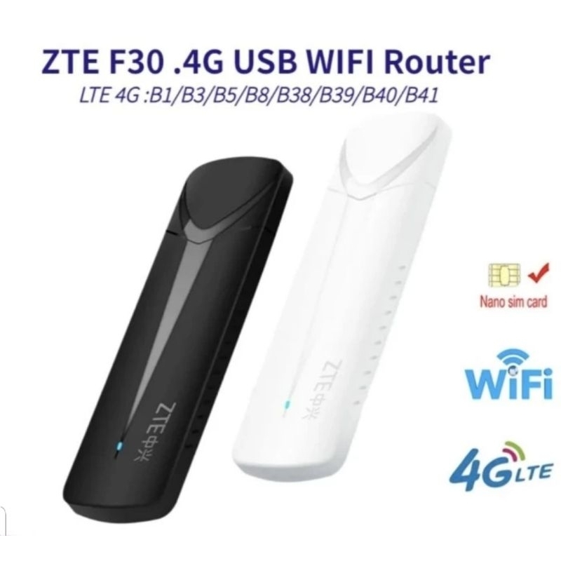 Jual Modem usb 4G LTE ZTE F30 wifi router 150Mbps | Shopee Indonesia