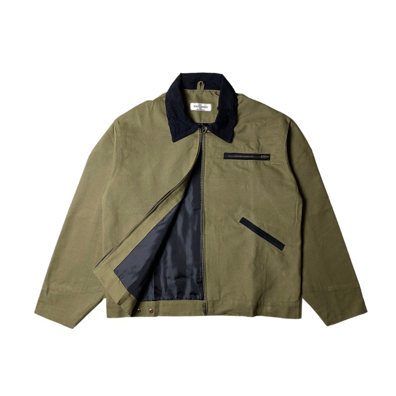 Jual RAV 009 WORK JACKET - MILITARY GREEN | Shopee Indonesia