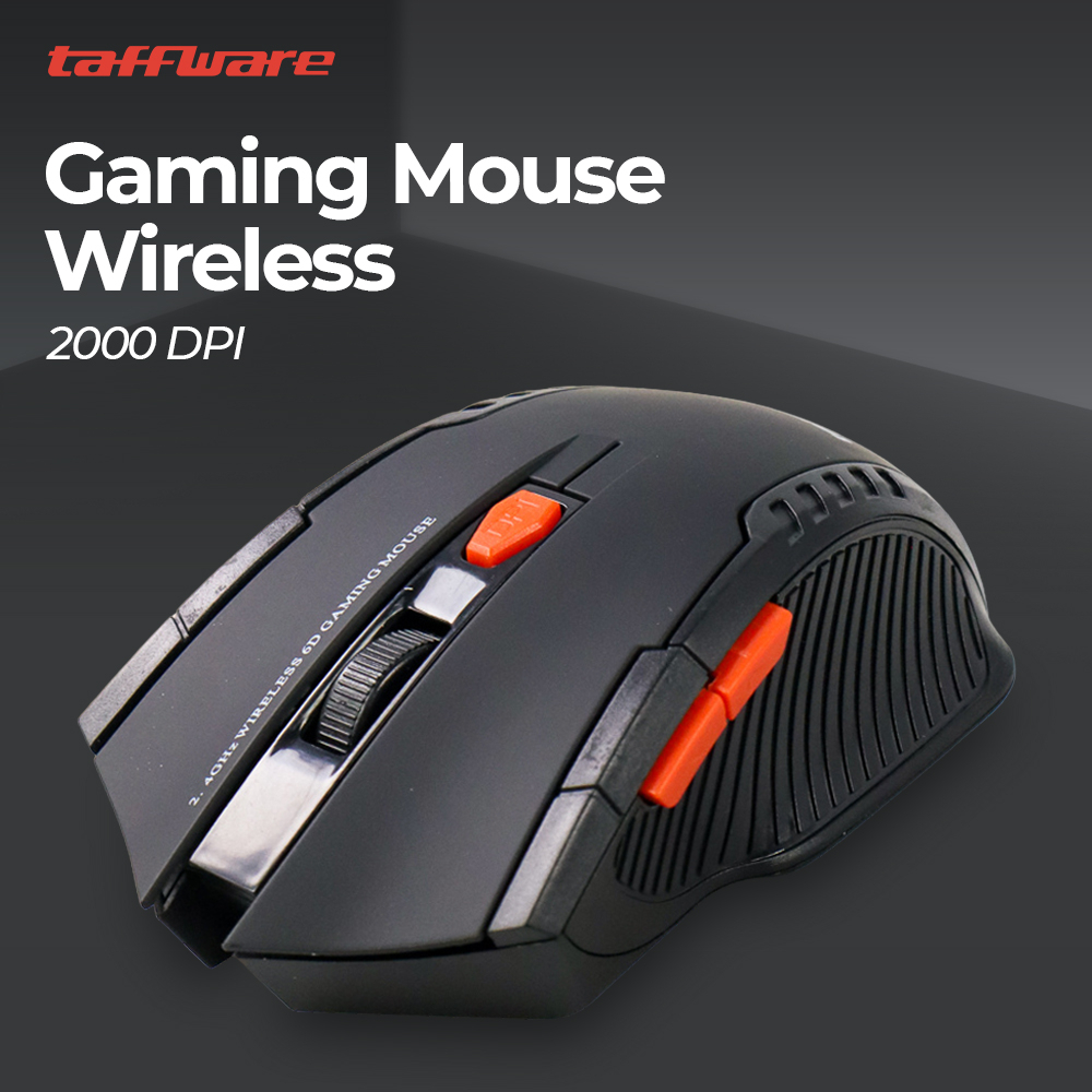 Jual Mouse Gaming Wireless USB Ringan Ergonomis 2000 DPI Fantech Gaming ...