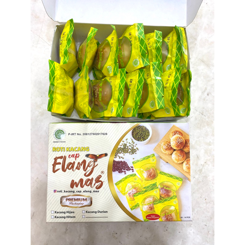 Jual (Rekomendasi utk kirim jarak jauh) Roti Kacang Cap Elang mas ...