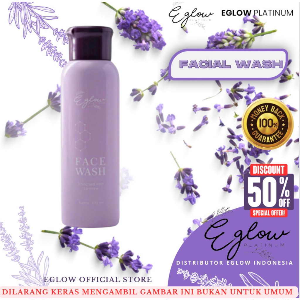 Jual eglow facial wash / facial wash eglow | Shopee Indonesia