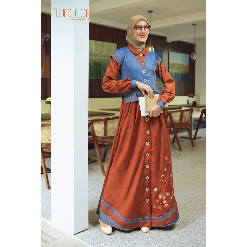 Jual Tuneeca Daily Gamis Briar DG-0323004 / Tuneeca Daily / Gamis ...