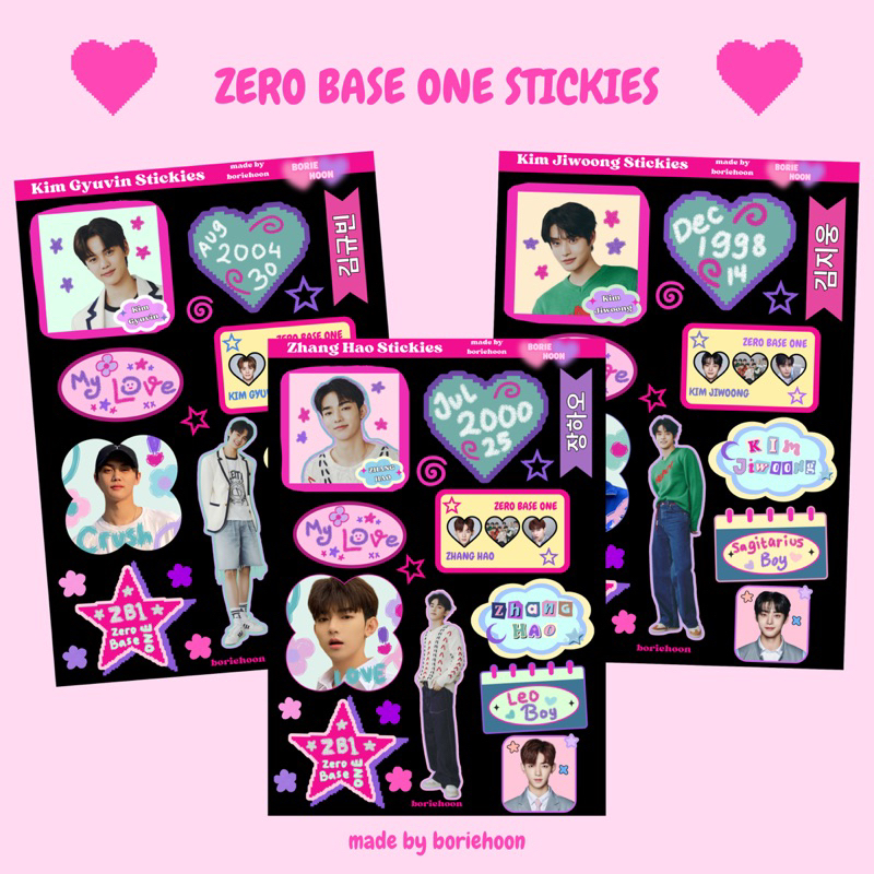 Jual Zero Base One Sticker ZB1 Boys Planet (Pre Order) | Shopee Indonesia