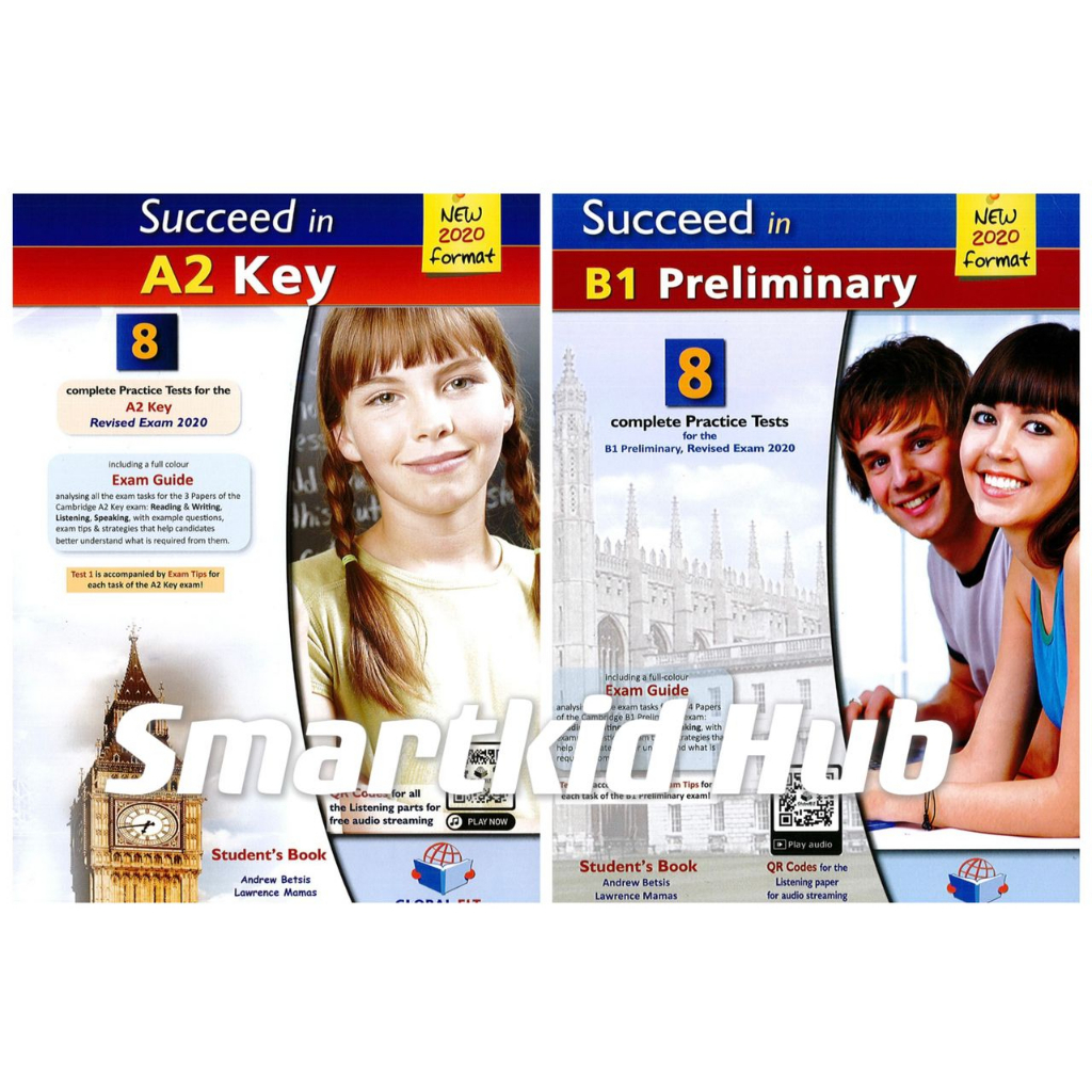 Jual Succeed in A2 Key B1 Preliminary 8 Complete Practice Tests New for ...
