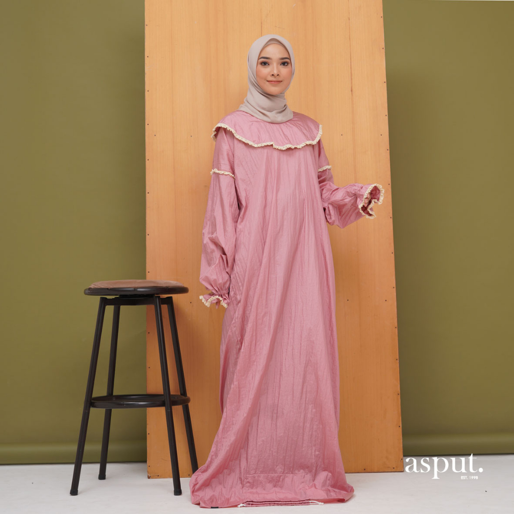 Jual ASPUT - Ona Mukena Abaya Parasut Dewasa | Shopee Indonesia