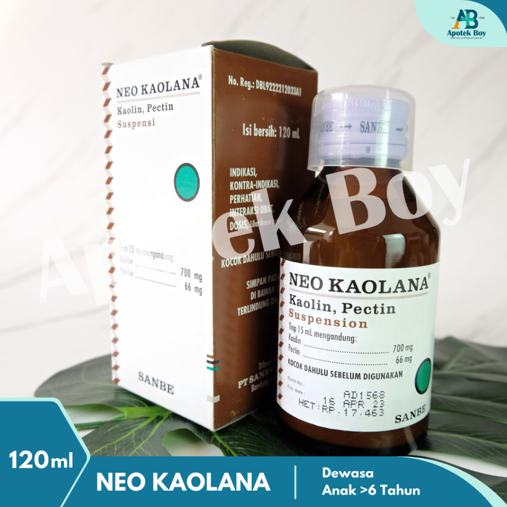 Jual NEO KAOLANA SYRUP 120 ML ( OBAT DIARE ANAK - SIRUP DIARE - KAOLIN ...