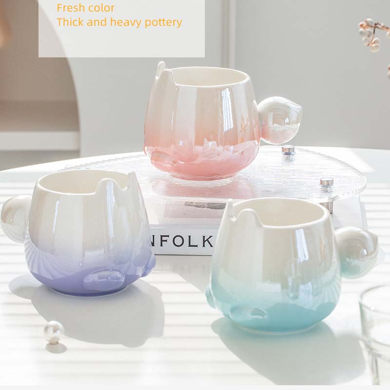 Jual x-Mart Aesthetic Gradient Ceramic Mug/ Mug Gradiasi Warna ...