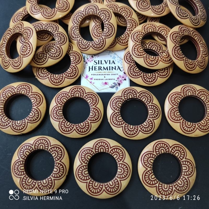 Jual Ring Bulat Corak Kayu Model C 1 pon | Shopee Indonesia