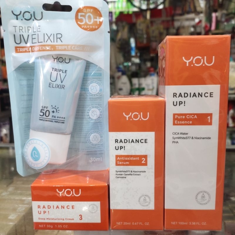 Jual You Radiance Up Paket Lengkap Gratis Sunscreen | Shopee Indonesia