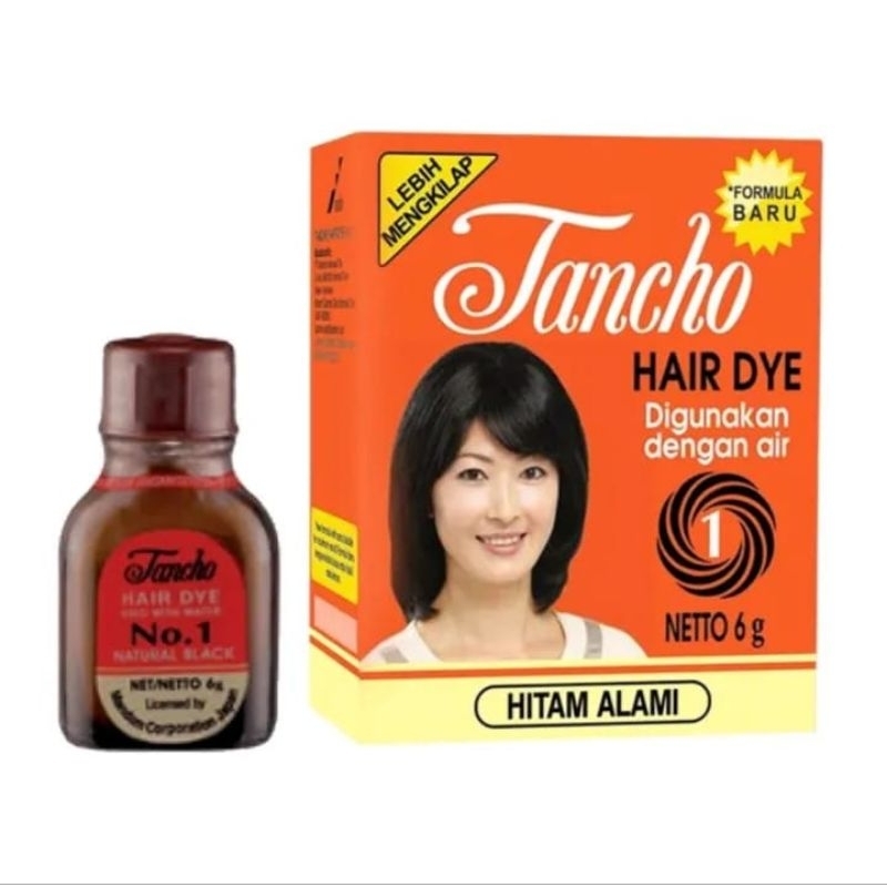 Jual Tancho Bubuk Hair Dye 6gr~Tancho Semir Rambut Original 100% ...