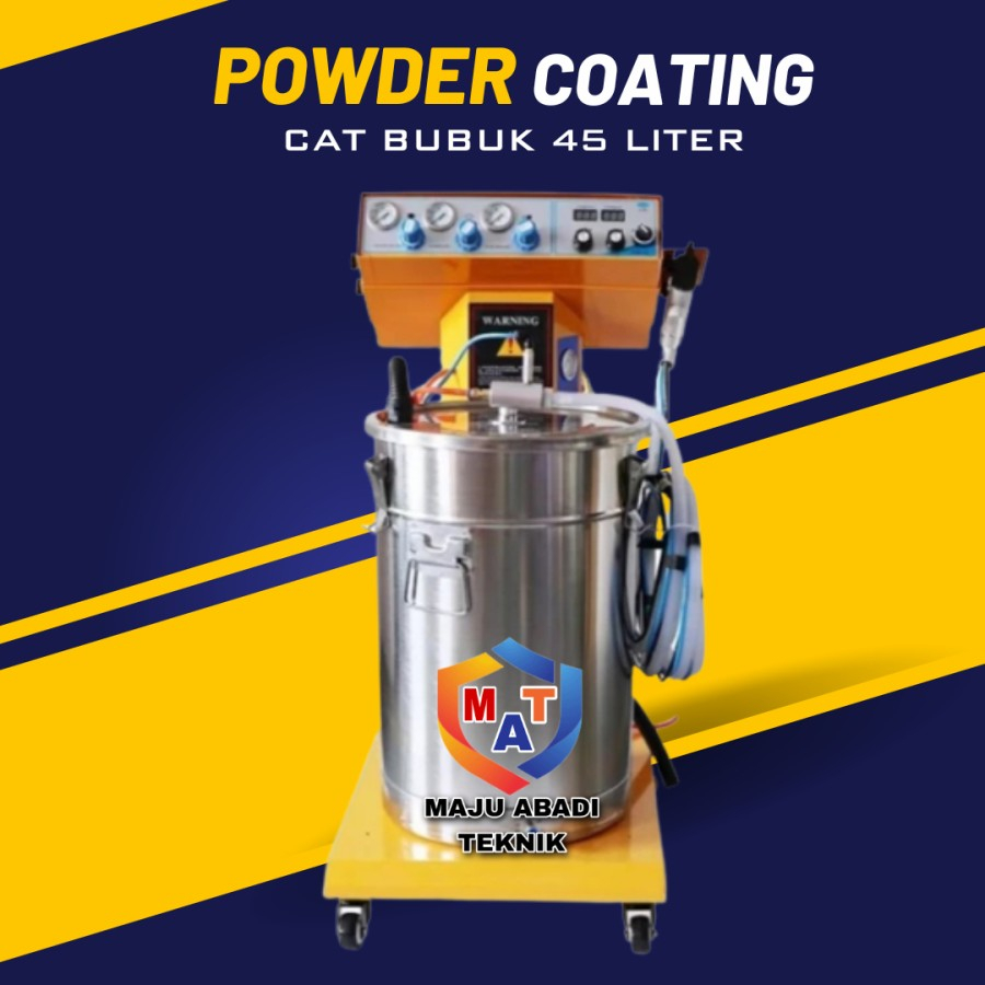 Jual mesin powder coating 45liter / powder coating machine 45 liter Top ...