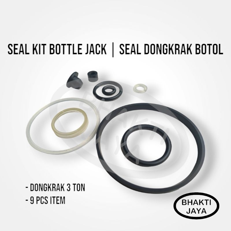 Jual Seal Kit Bottle Jack | Seal Dongkrak Botol 3 Ton | 9 pcs | Limited ...