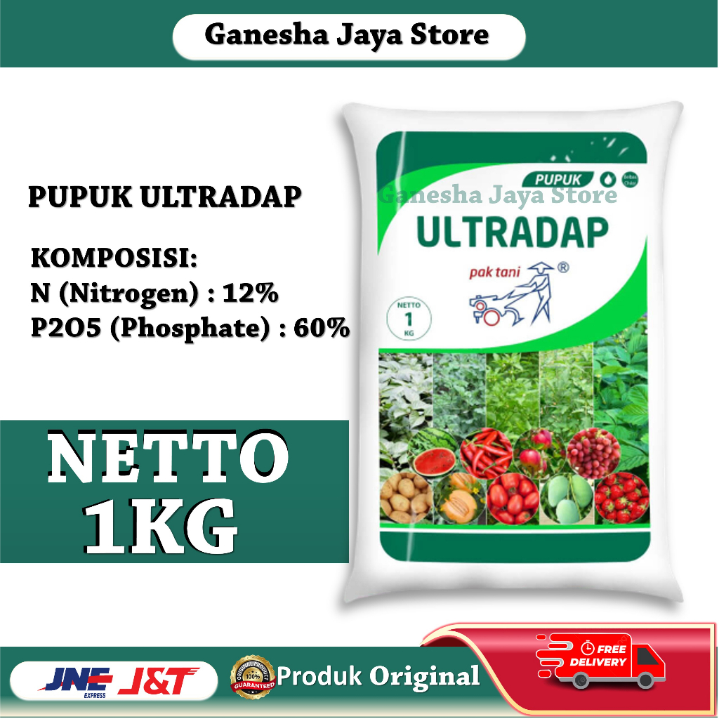 Jual Ultradap Pak Tani 1 Kg Pupuk Phosphate Ammonium Buah Daun ...
